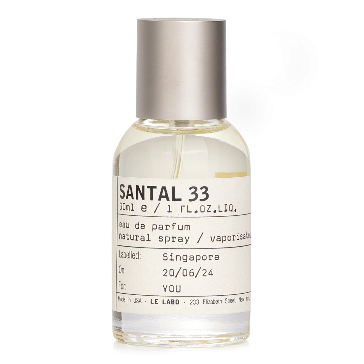 Le Labo Santal 33 Eau De Parfum Spray (Unboxed) 30ml – Fresh Beauty Co ...