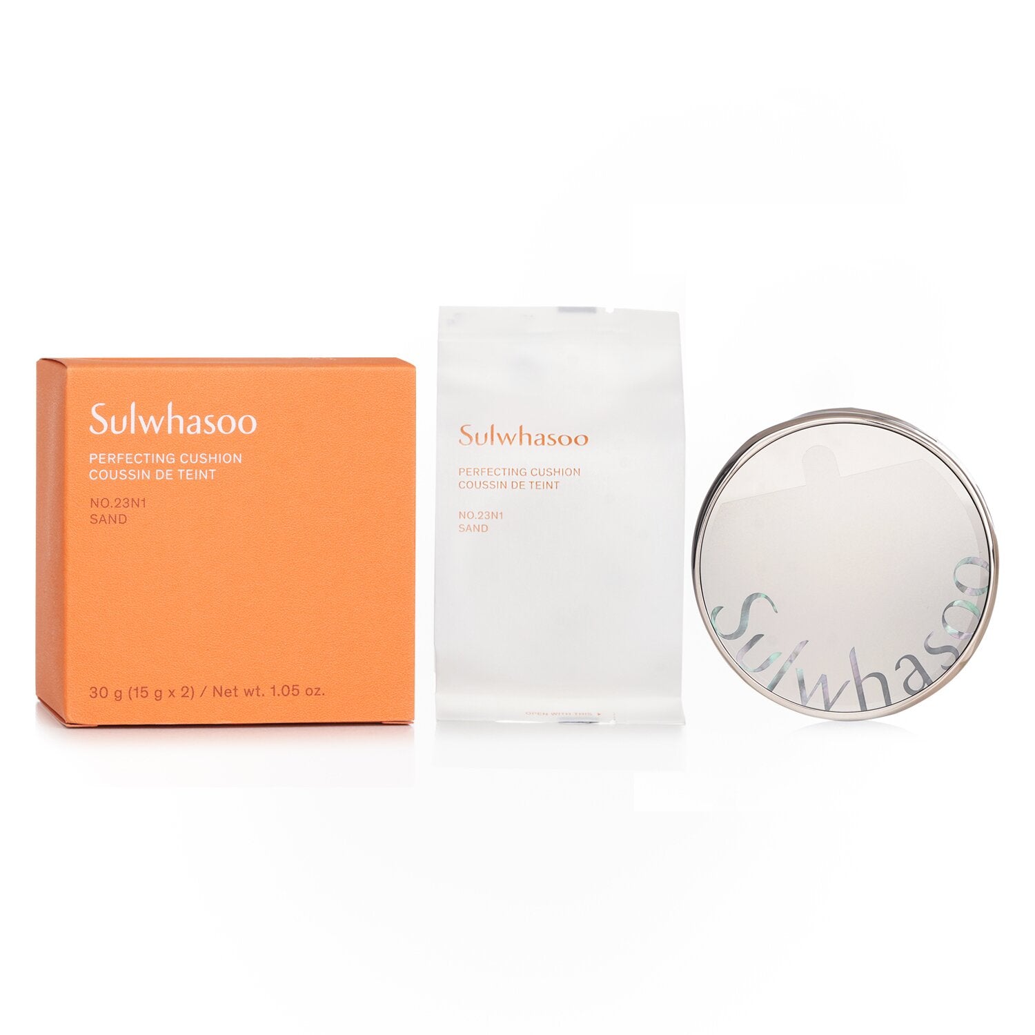 Sulwhasoo Perfecting Cushion SPF50 - # 23N1 Sand 15g+Refill 15g – Fresh ...
