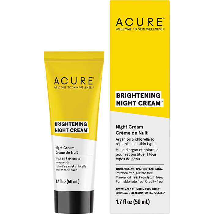 Acure Brightening Night Cream 50ml – Fresh Beauty Co. New Zealand