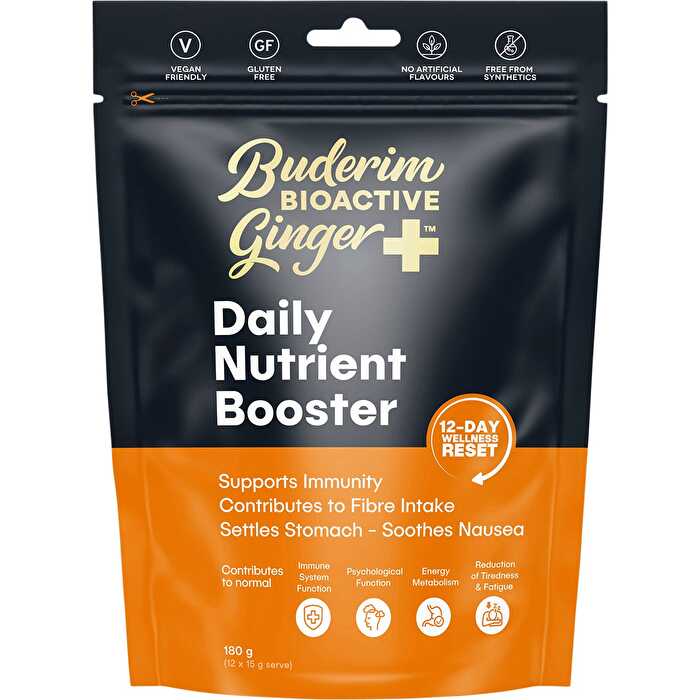 Buderim Ginger Bioactive + Daily Nutrient Booster 180g – Fresh Beauty ...