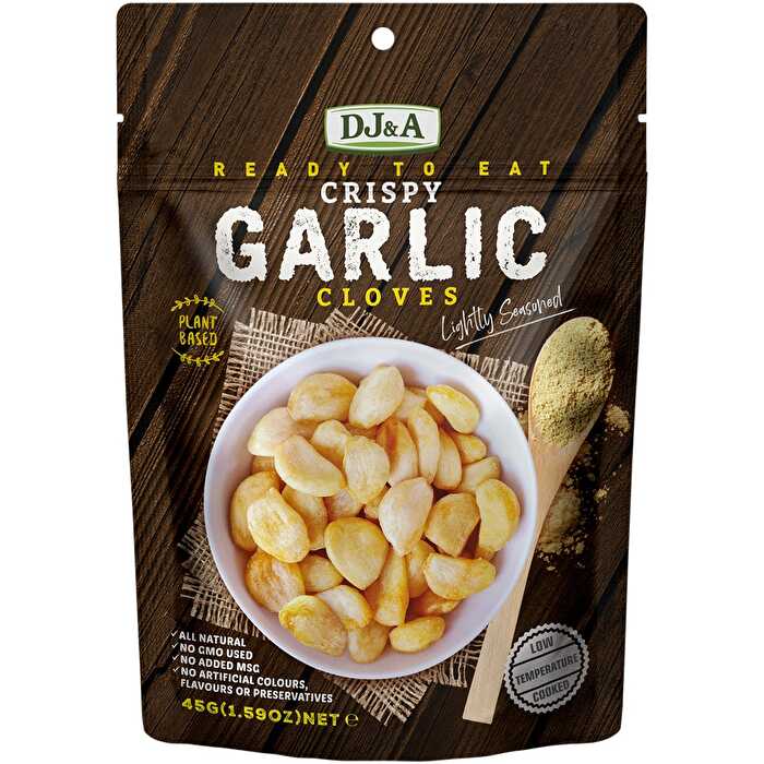 Dj&a Crispy Garlic Cloves 12x45g – Fresh Beauty Co. New Zealand