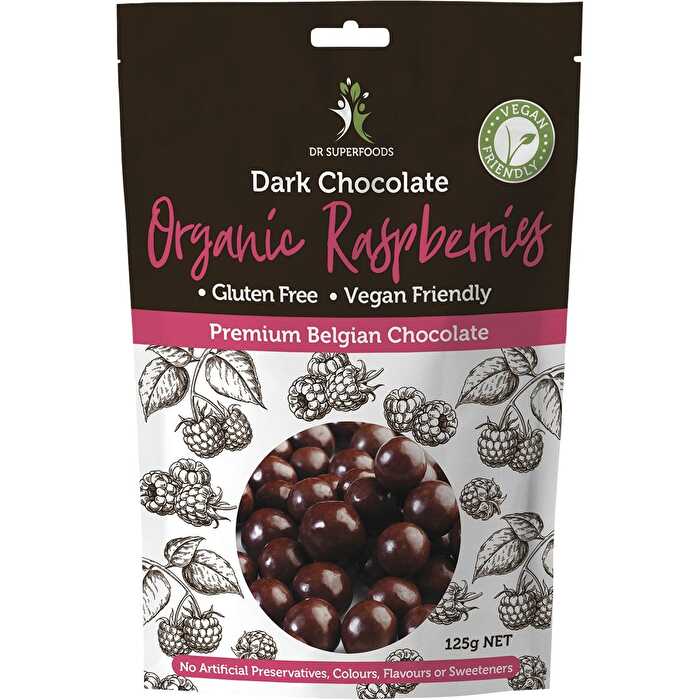 Dr Superfoods Raspberries Organic Dark Chocolate 125g – Fresh Beauty Co ...