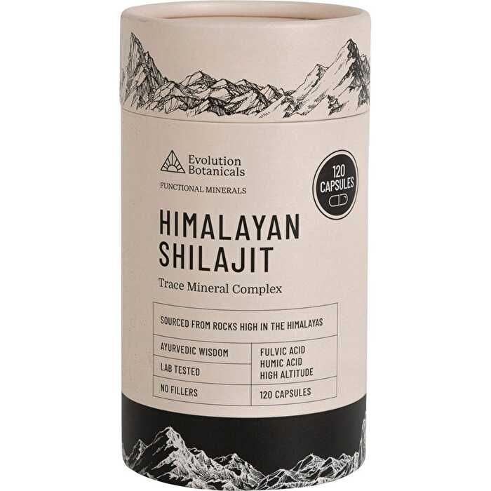 Evolution Botanicals Himalayan Shilajit Trace Mineral Complex 120 Caps ...