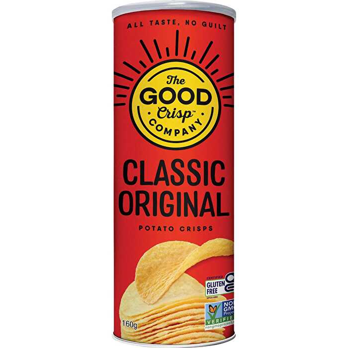 The Good Crisp Company Potato Crisps Classic Original 8x160g – Fresh ...