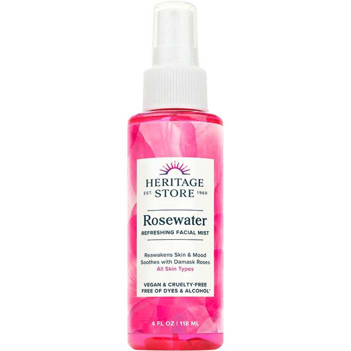 Heritage Store Rosewater Refreshing Facial Mist 118ml – Fresh Beauty Co ...