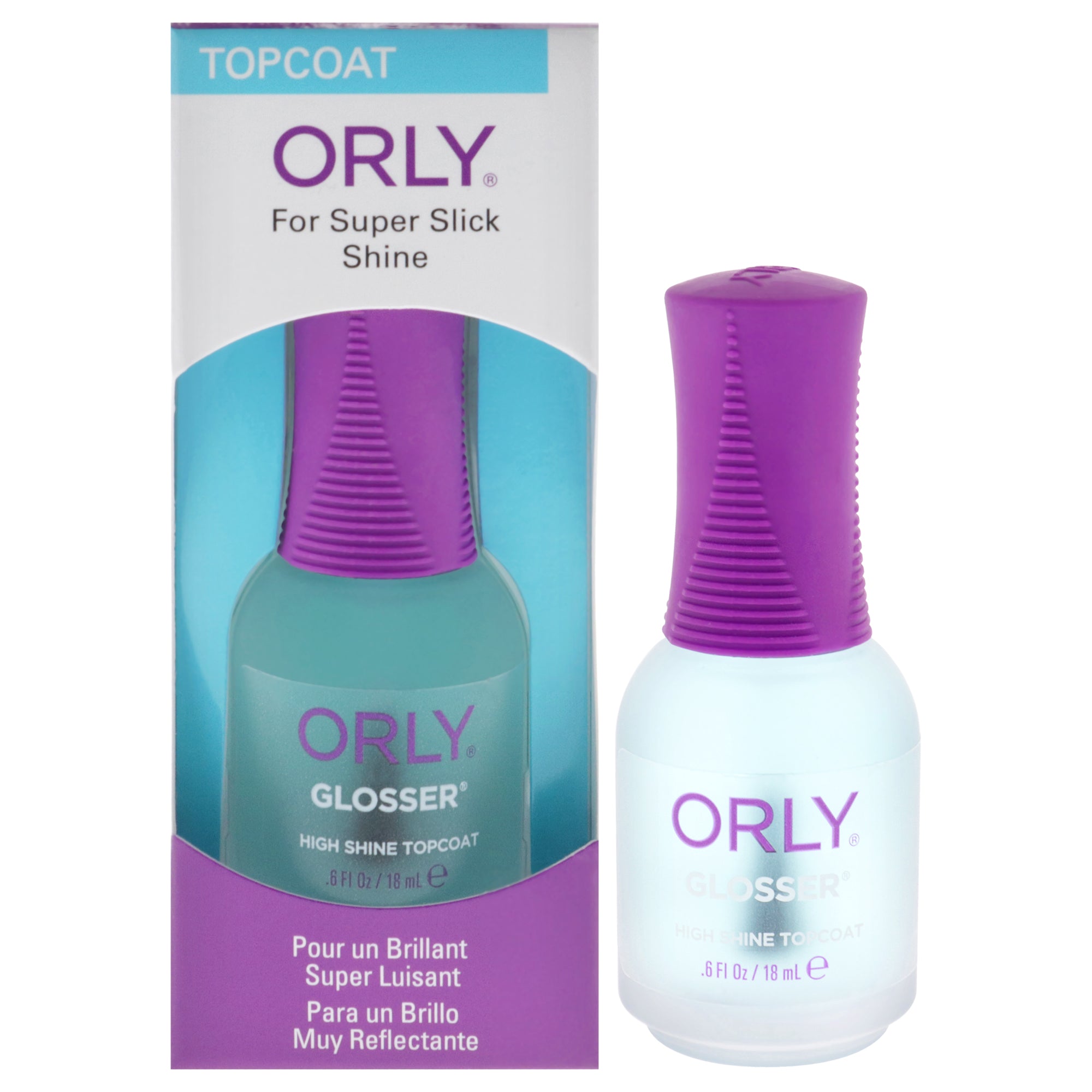 Orly Glosser High Shine Topcoat by Orly for Women - 0.6 oz Nail Polish ...