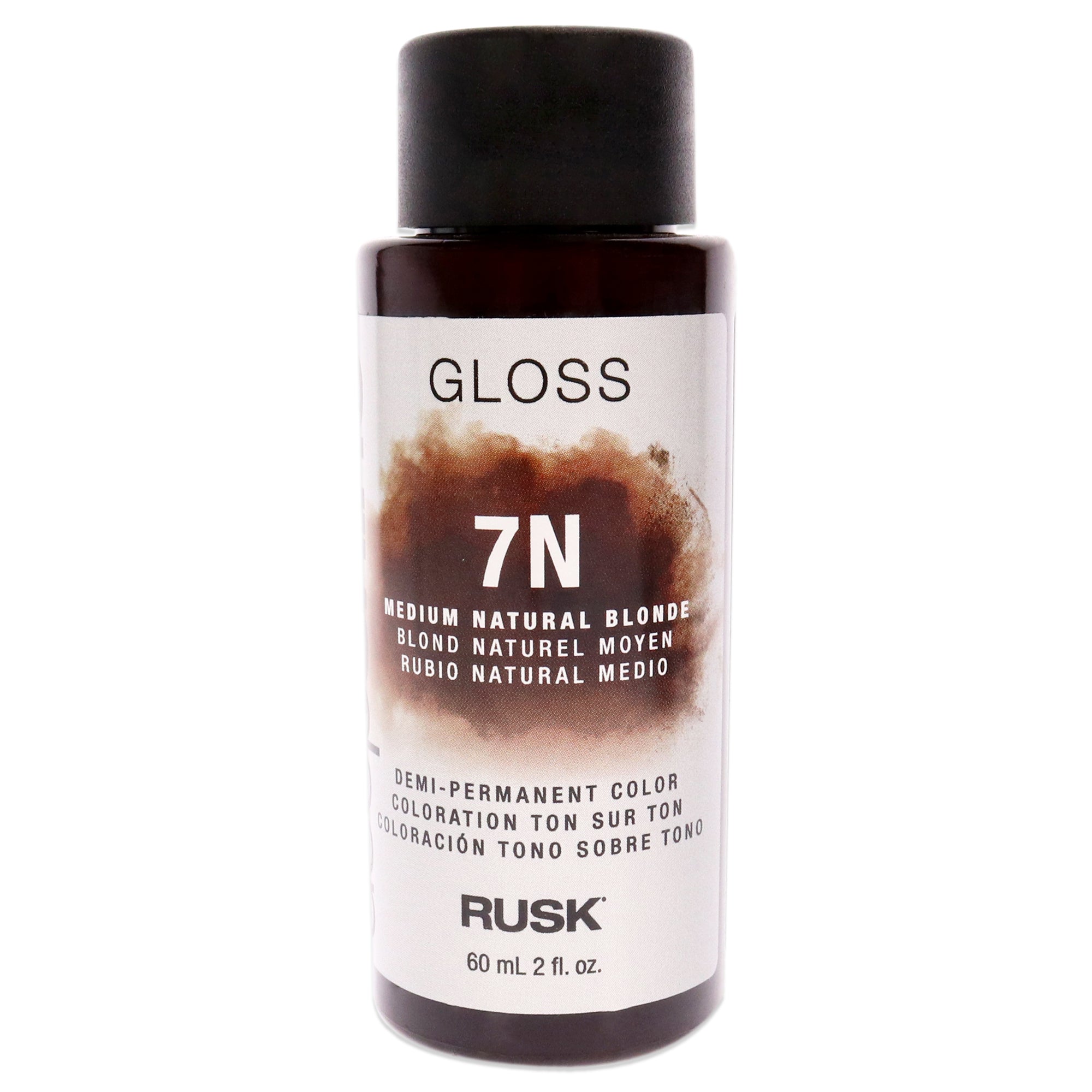 Rusk Deepshine Gloss Demi-Permanent Color - 7N Medium Natural Blonde by ...