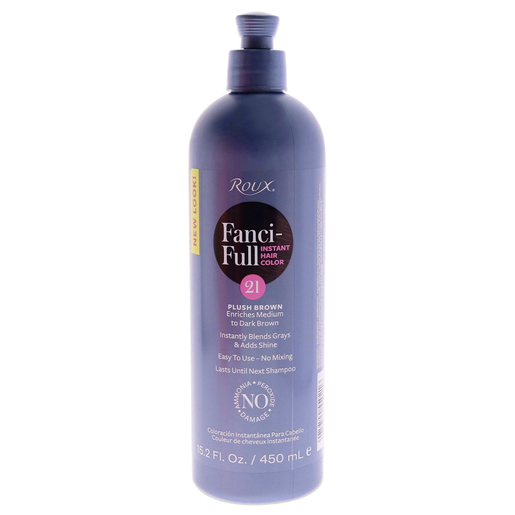 Roux Fanci-Full Rinse Instant Hair Color - 21 Plush Brown by Roux for ...