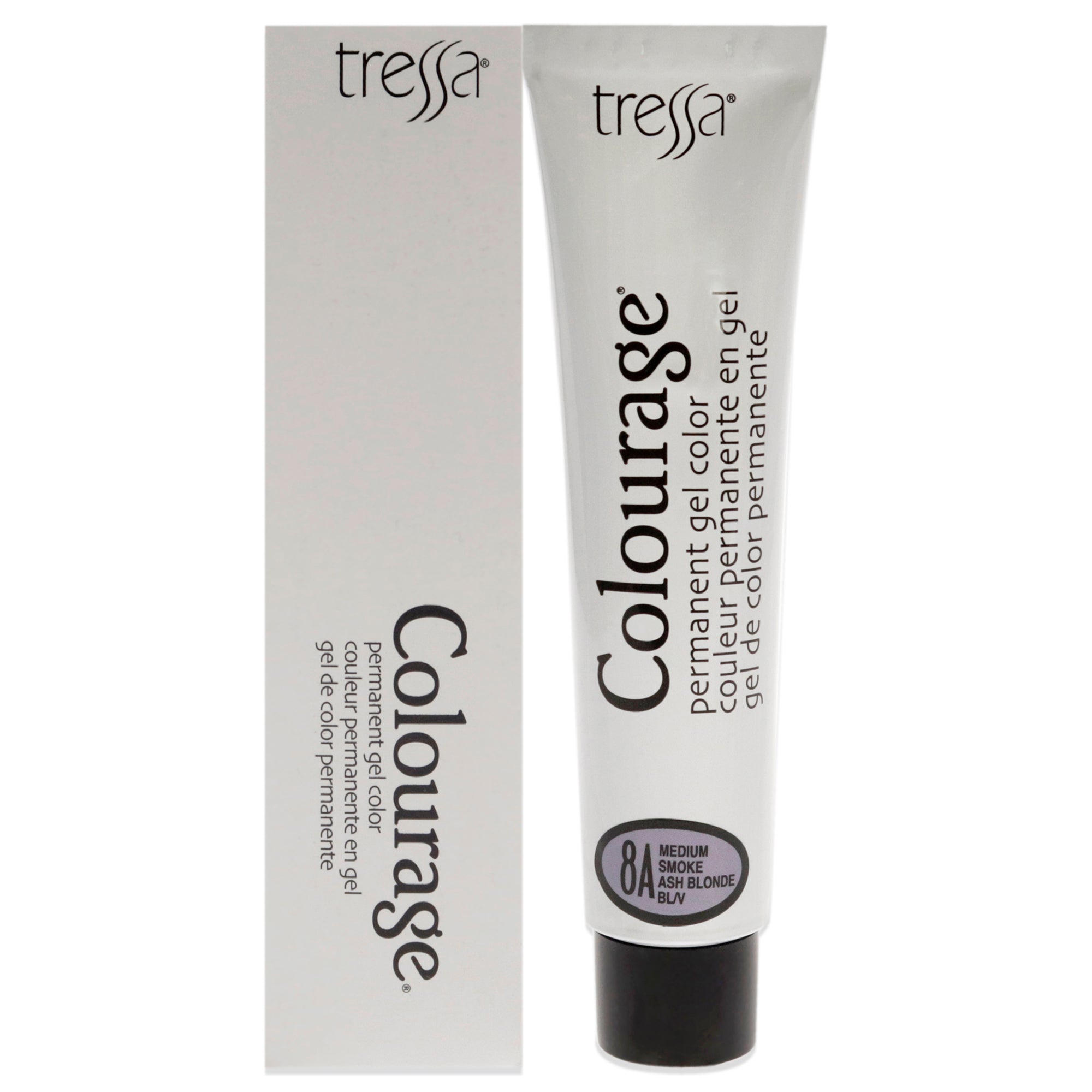 Tressa Colourage Permanent Gel Color - 8A Medium Smoke Ash Blonde by ...