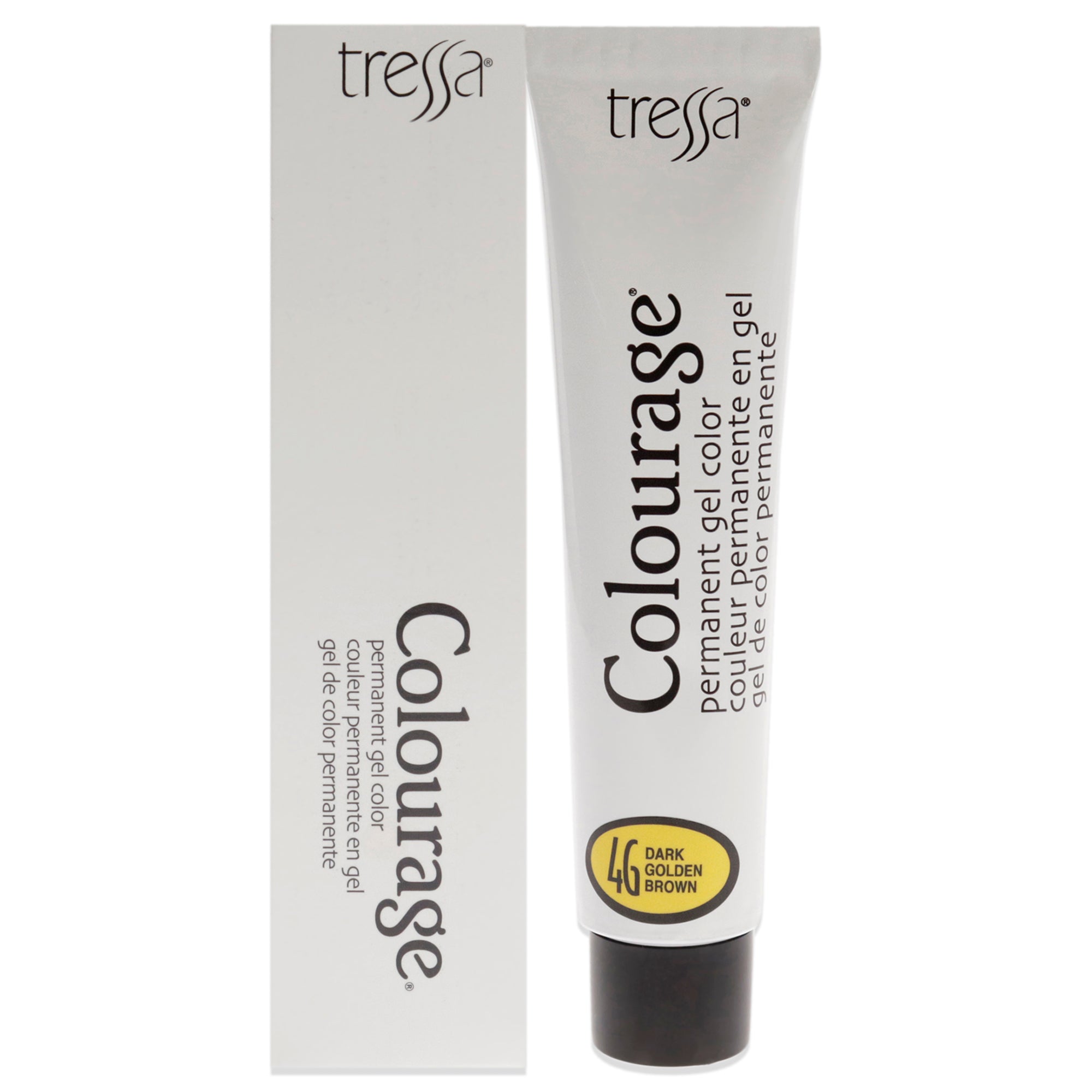Tressa Colourage Permanent Gel Color - 4G Dark Golden Brown by Tressa ...