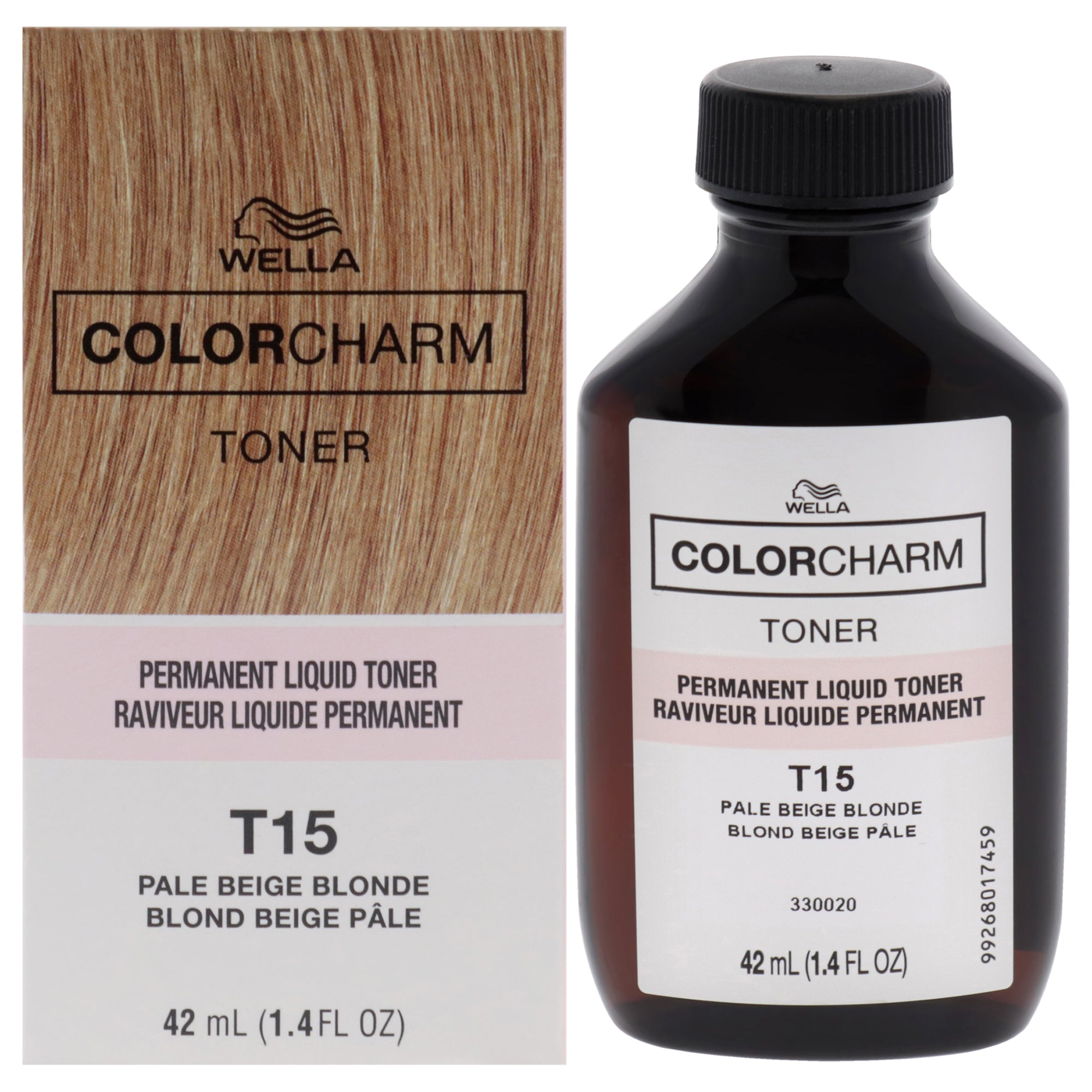 Wella Color Charm Permanent Liquid Toner - T15 Pale Beige Blonde by ...