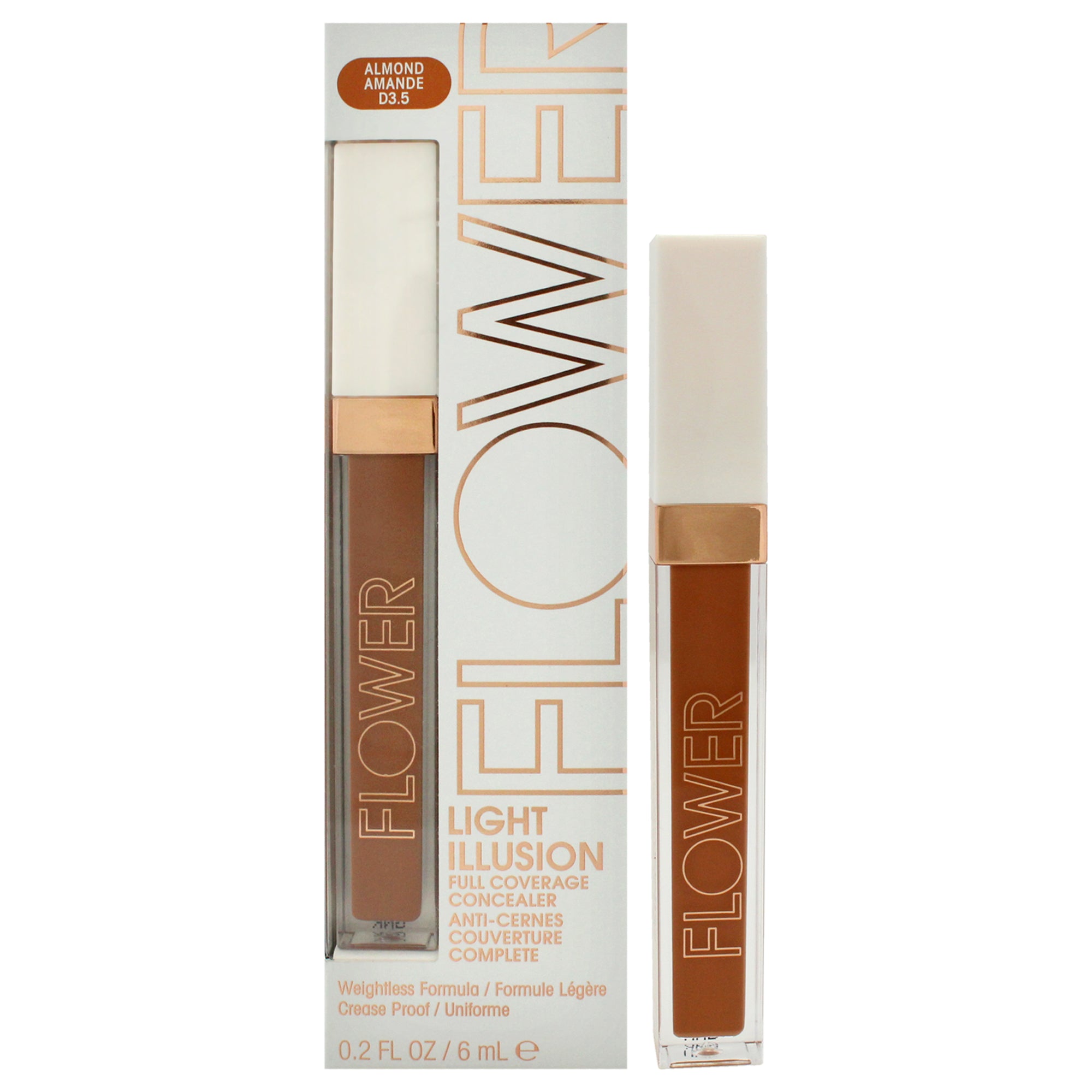 Flower Beauty Light Illusion Full Coverage Concealer - D3.5 Almond by ...