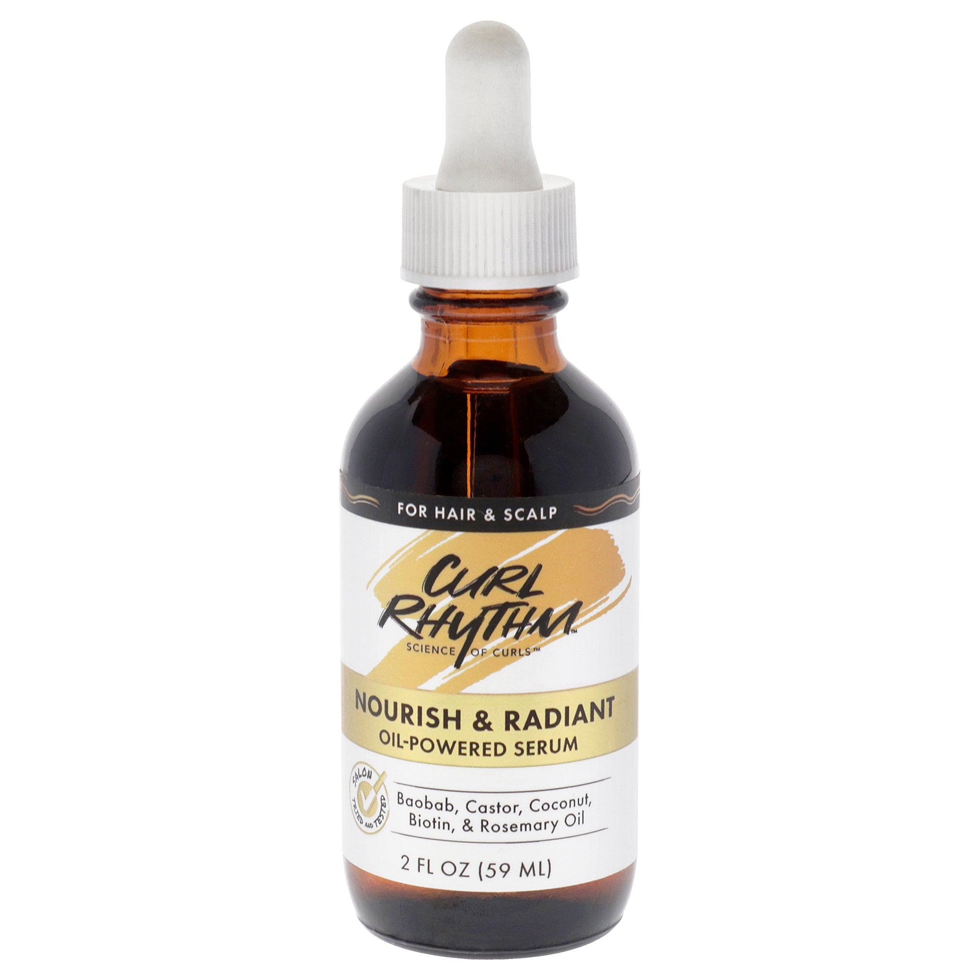 Curl Rhythm Nourish and Radiant Oil-Powered Serum by Curl Rhythm for ...
