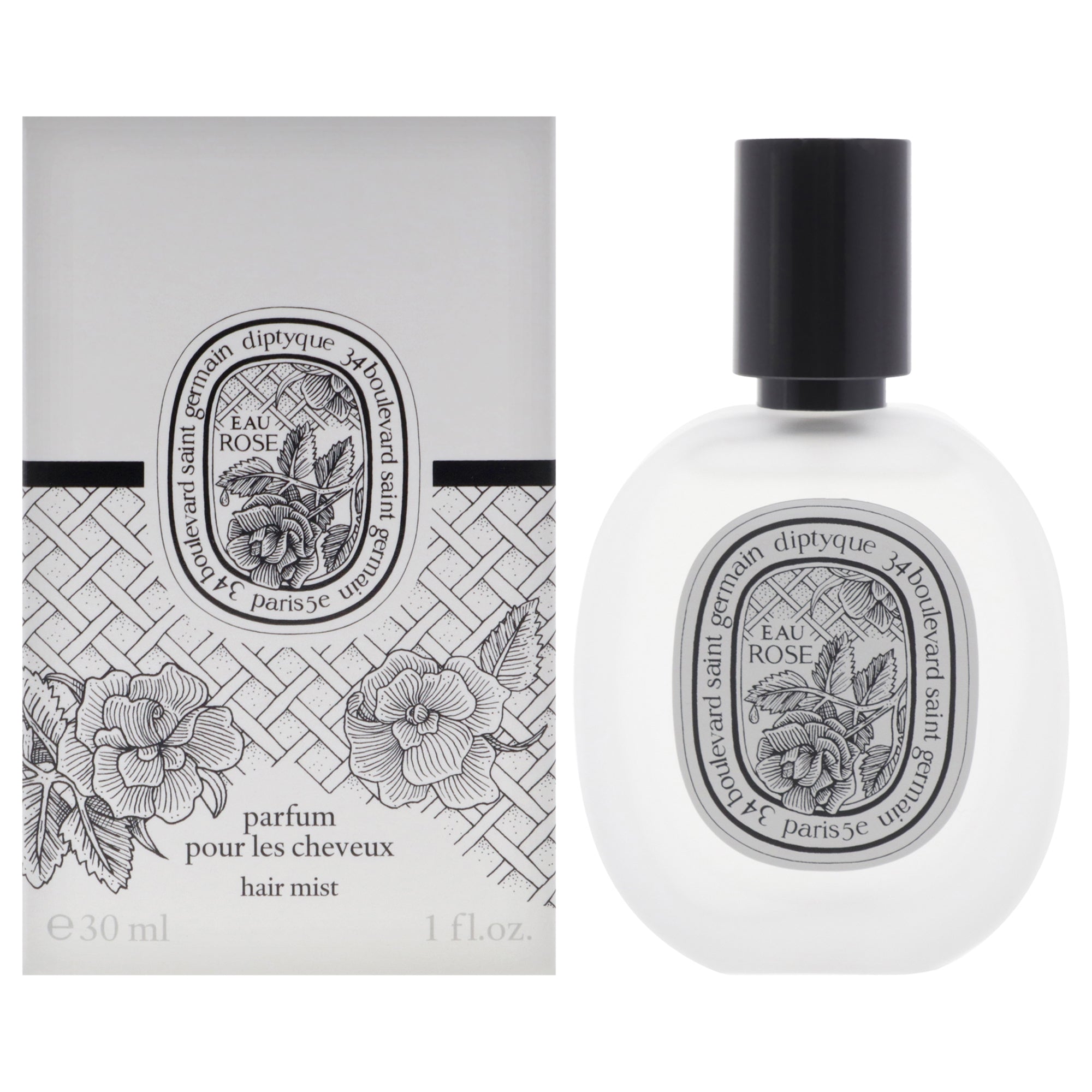Diptyque Hair Mist - Eau Rose by Diptyque for Unisex - 1 oz Hair Mist ...