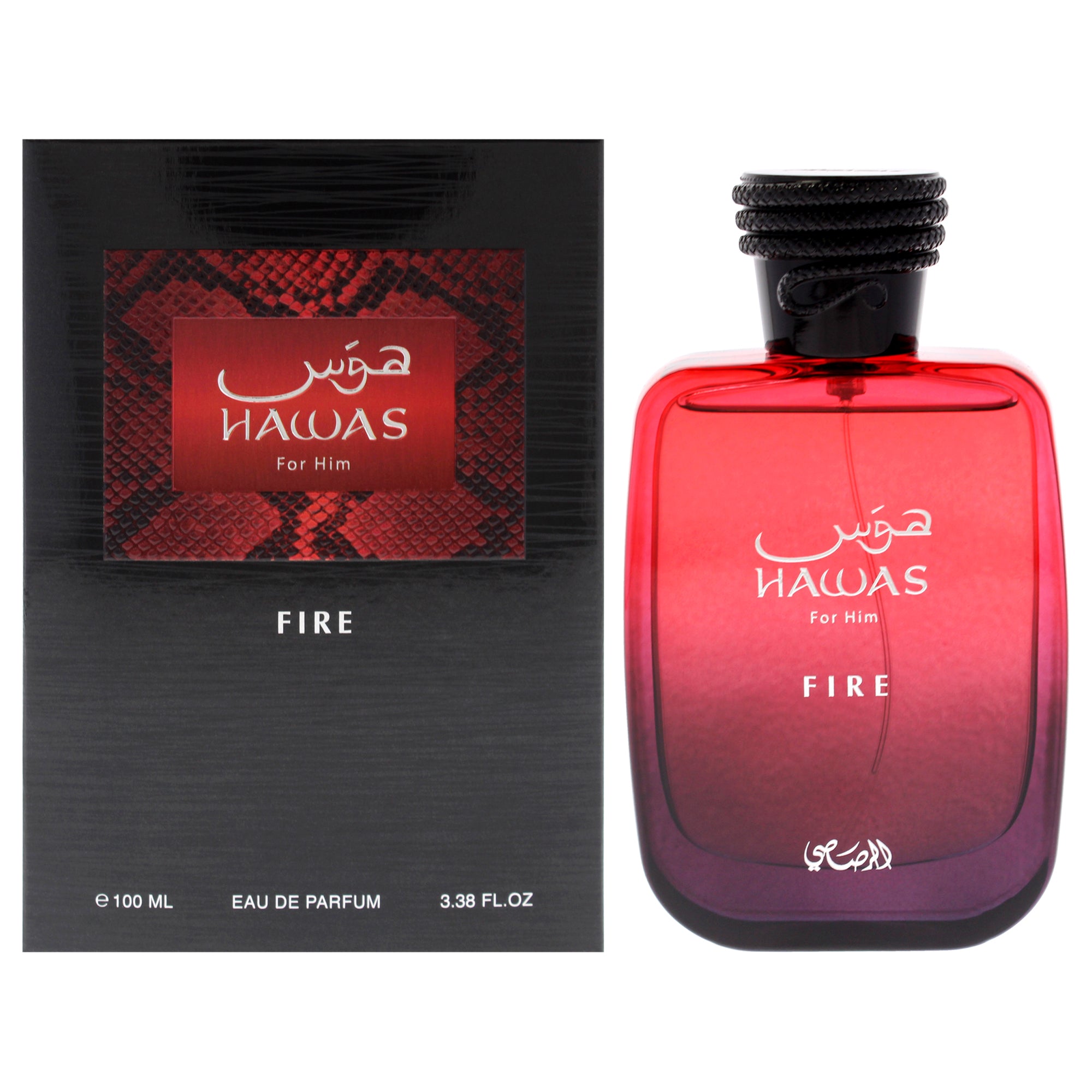 Rasasi Hawas Collection - Hawas Fire by Rasasi for Men - 3.38 oz EDP ...