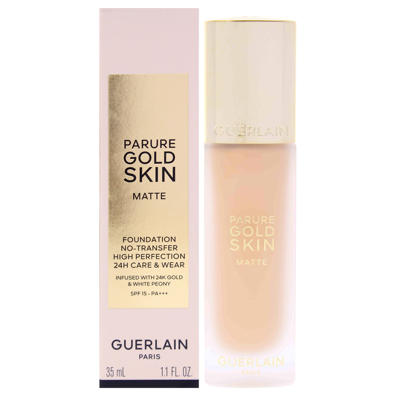 Guerlain Parure Gold Skin Matte 24H Wear SPF 15 - 0N Neutral by ...