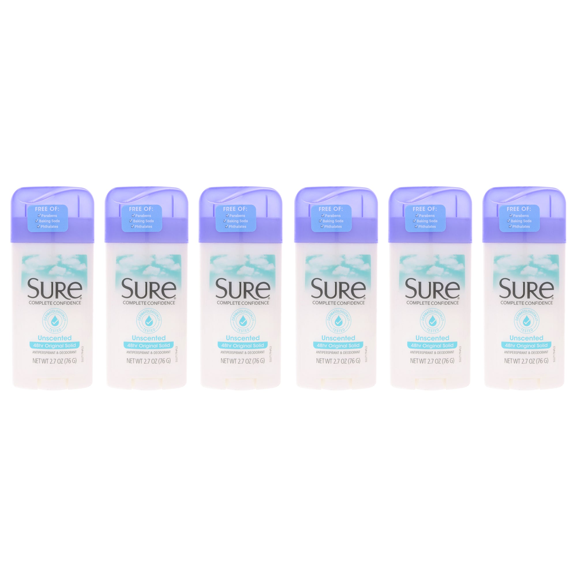 Sure Original Solid AntiPerspirant Deodorant Stick - Unscented by Sure ...