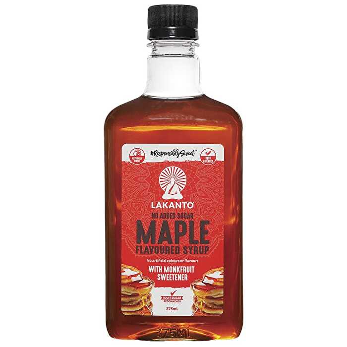 Lakanto Maple Flavoured Syrup with Monkfruit Sweetener 375ml – Fresh ...
