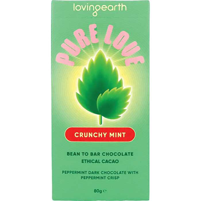Loving Earth Crunchy Mint Dark Chocolate With Peppermint Crisp 11x80g ...