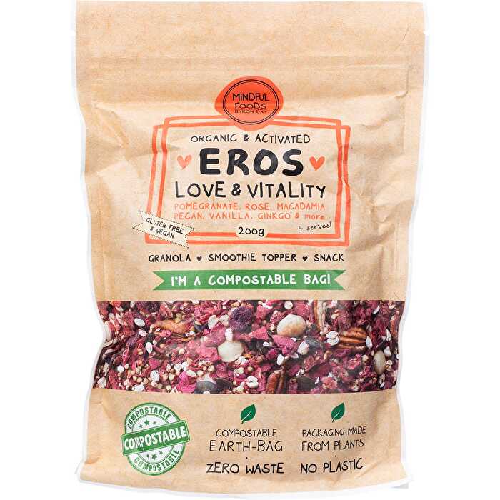 Mindful Foods Eros Love & Vitality Granola Organic & Activated 200g ...
