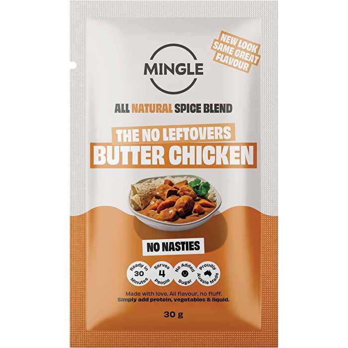 Mingle Butter Chicken All Natural Recipe Base 12x30g – Fresh Beauty Co ...