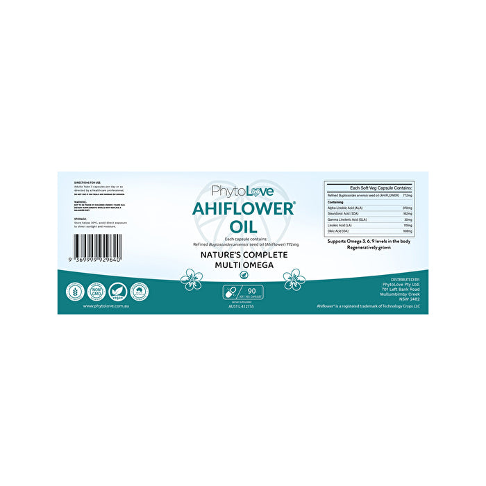 PhytoLove Ahiflower Oil Nature's Complete Multi Omega 90vc – Fresh ...