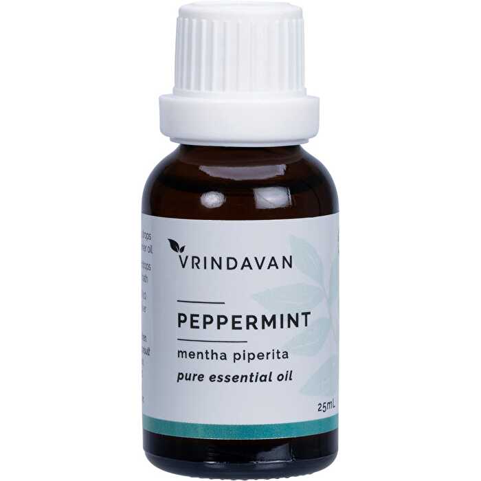 Vrindavan Essential Oil 100% Peppermint 25ml – Fresh Beauty Co. New Zealand