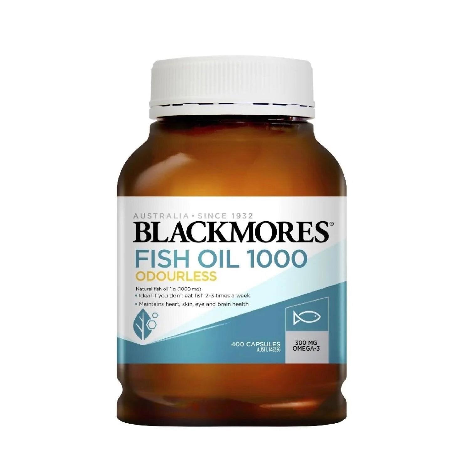 Blackmores Blackmores - Odourless Fish Oil 1000mg 400 Cap Fixed Size ...