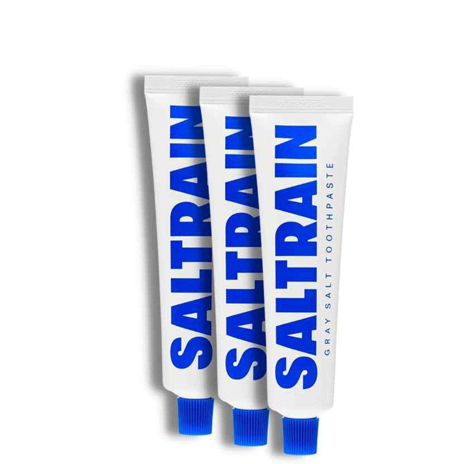 SALTRAIN Gray Salt Toothpaste (3pcs) 100g – Fresh Beauty Co. New Zealand