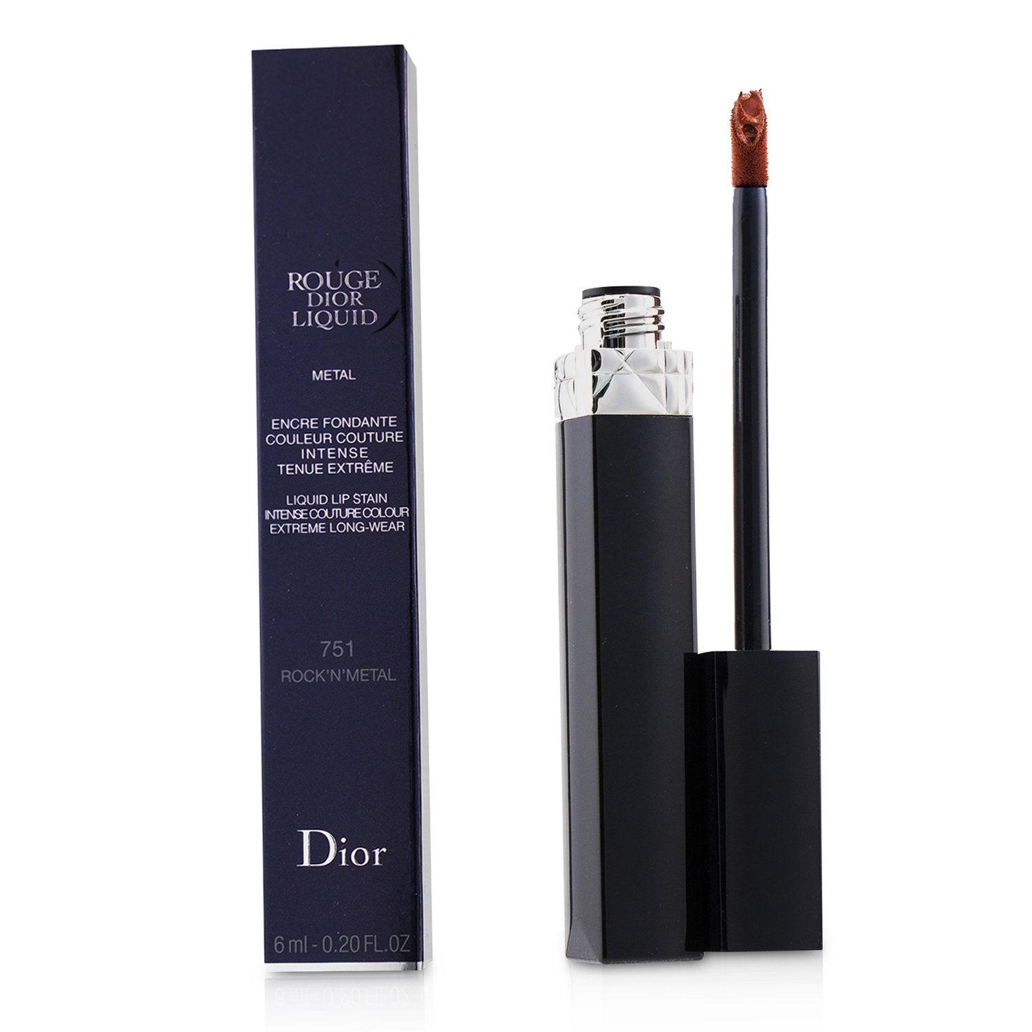 Christian Dior Rouge Dior Liquid Lip Stain - # 751 Rock'n'Metal (Rusty ...