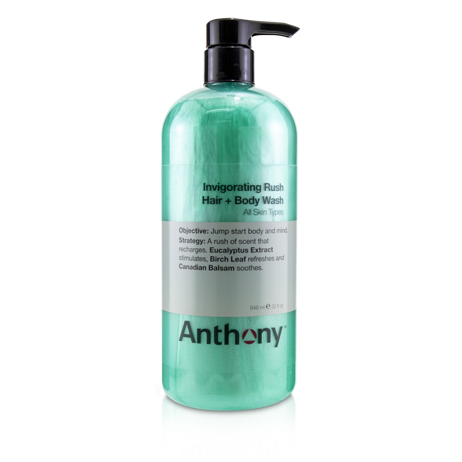 Anthony Invigorating Rush Hair & Body Wash (All Skin Types) 946ml/32oz ...