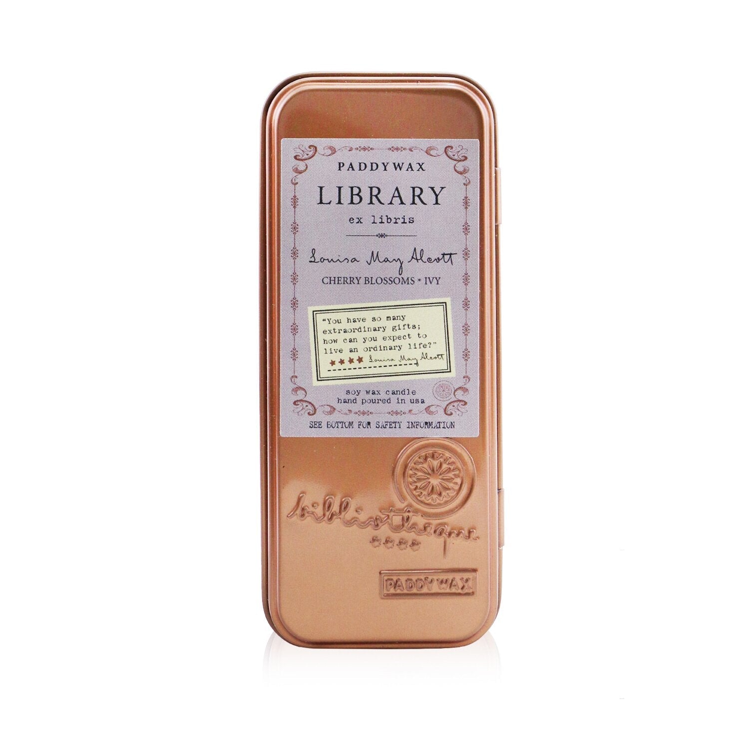 Paddywax Library Candle - Louisa May Alcott 70g/2.5oz – Fresh Beauty Co ...
