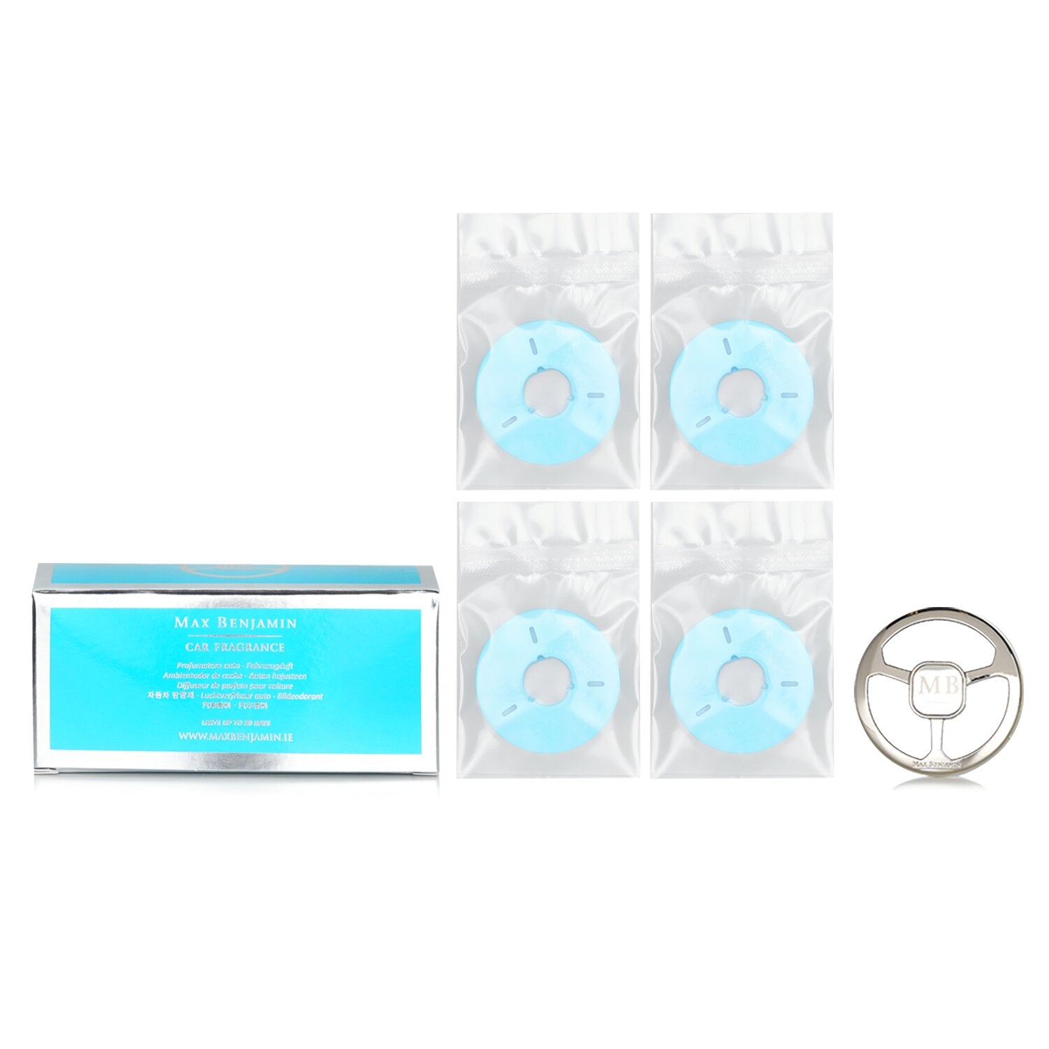 Max Benjamin Car Fragrance Refill Set - Blue Azure – Fresh Beauty Co ...