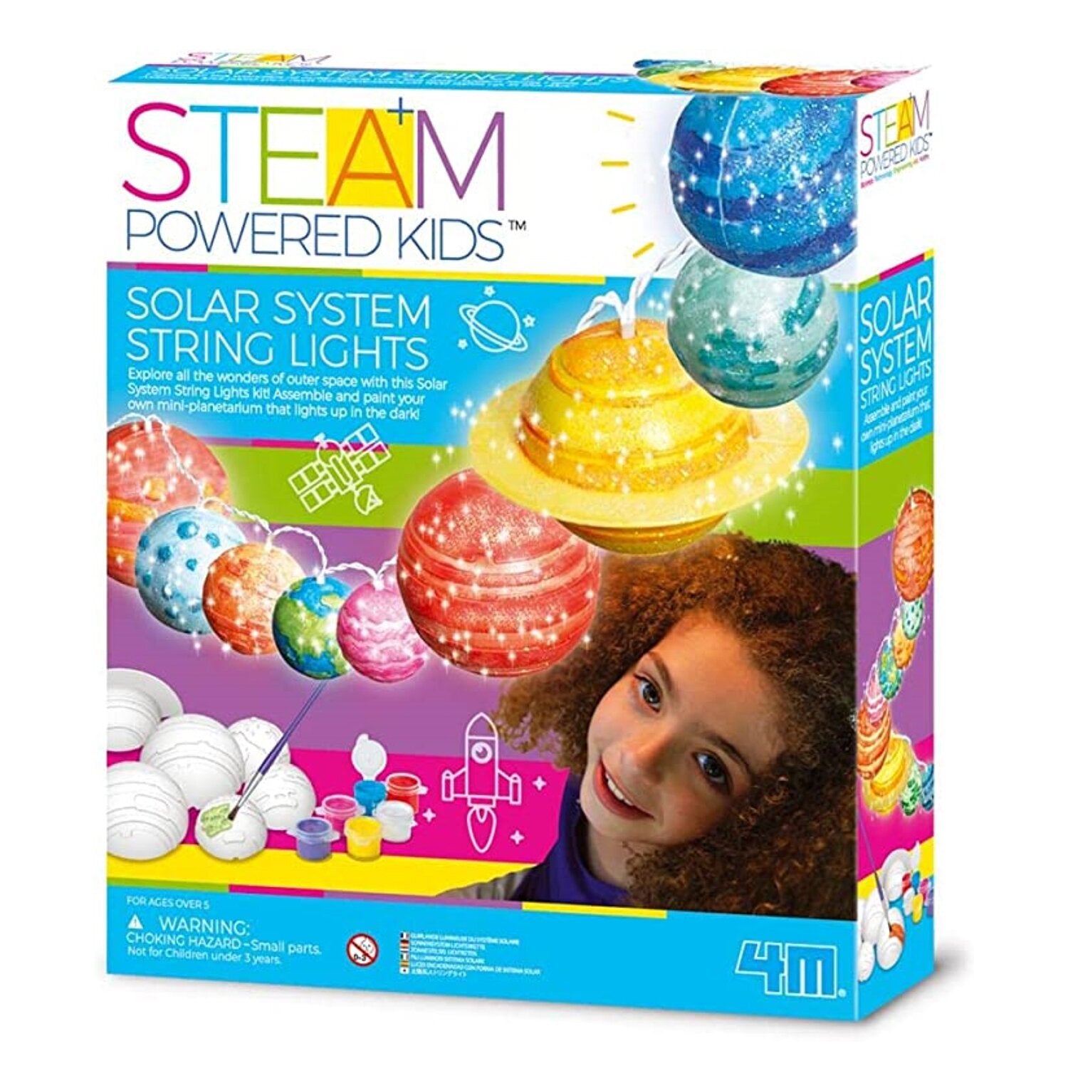4M STEAM Powered Kids/Solar System String Lights 35x28x25mm – Fresh ...