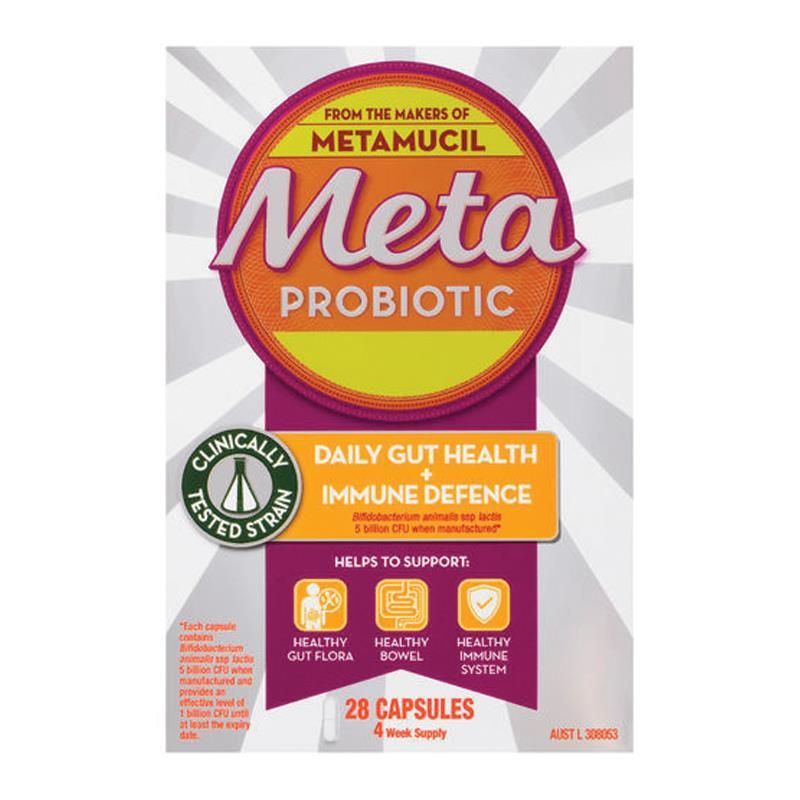 Meta Probiotic Immune 28 Capsules – Fresh Beauty Co. New Zealand