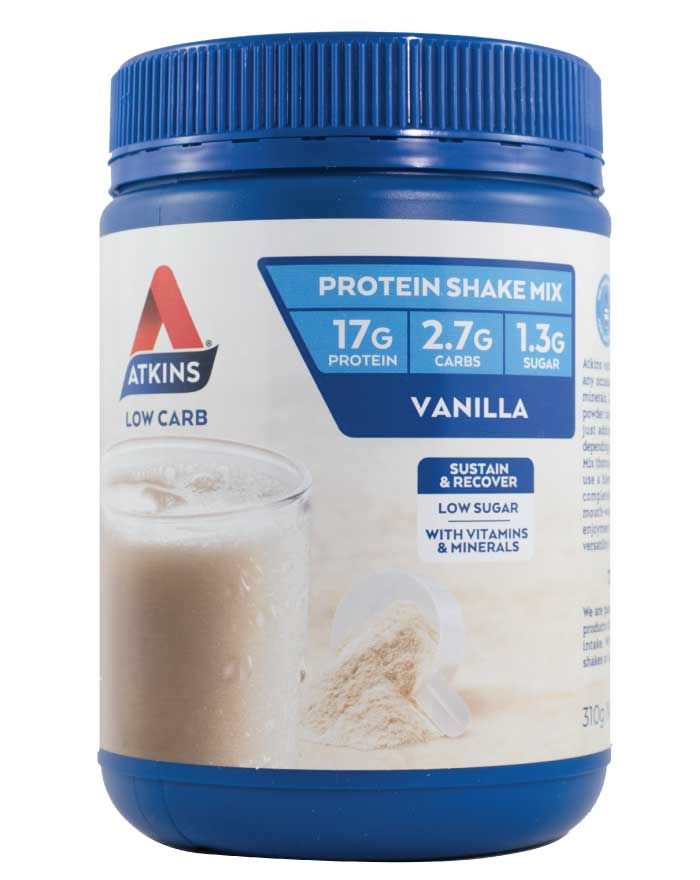Atkins Powdered Shake Mix Vanilla 310g – Fresh Beauty Co. New Zealand
