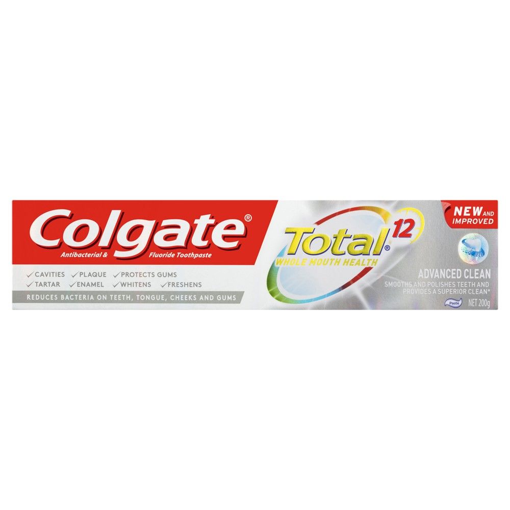 Colgate Toothpaste Total Advanced Clean 200g – Fresh Beauty Co. New Zealand