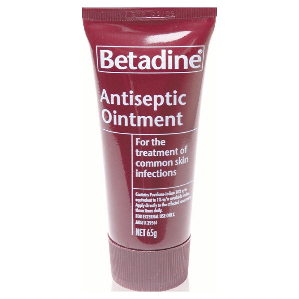 Betadine Antiseptic Ointment 65g – Fresh Beauty Co. New Zealand
