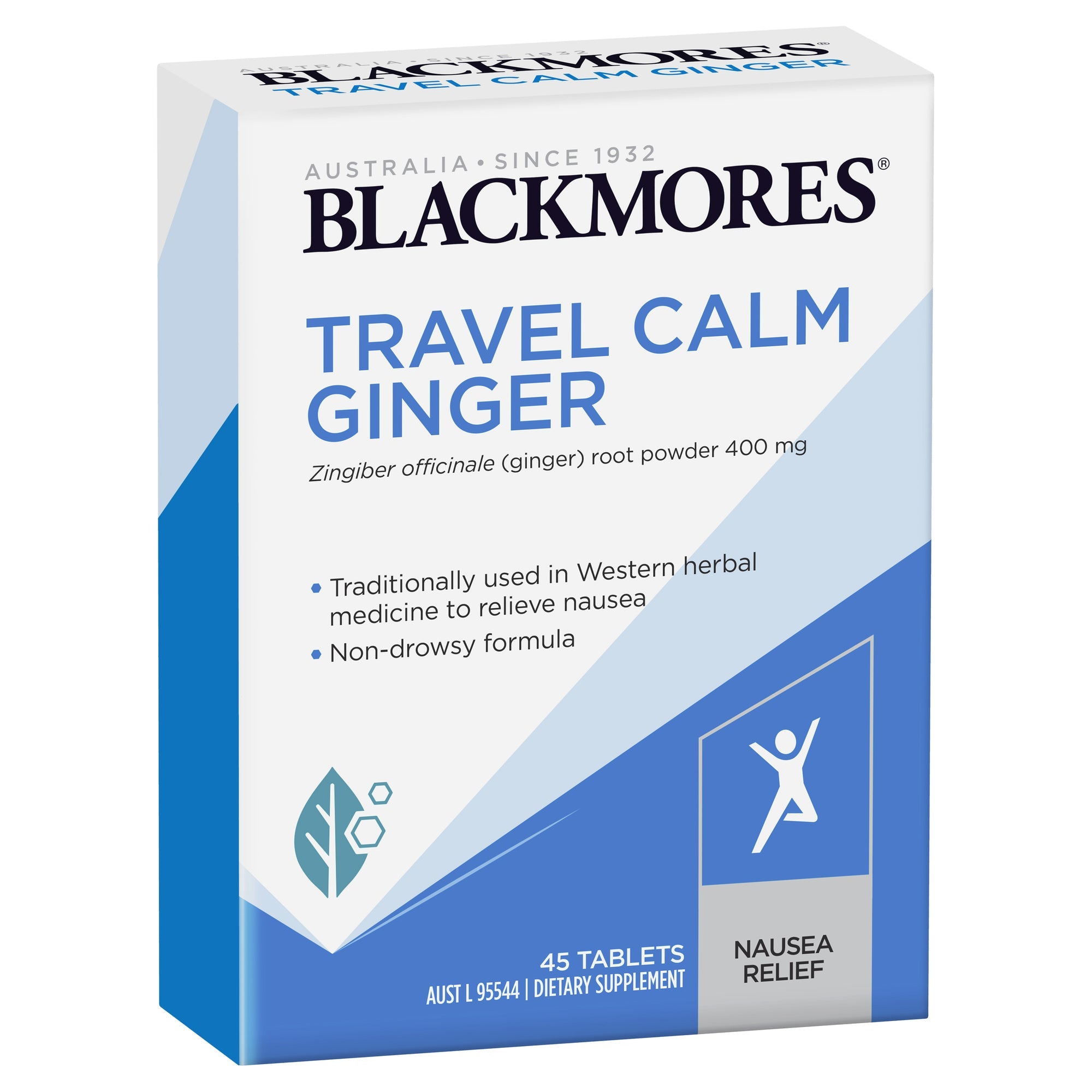 Blackmores Travel Calm Ginger 45 Tablets – Fresh Beauty Co. New Zealand