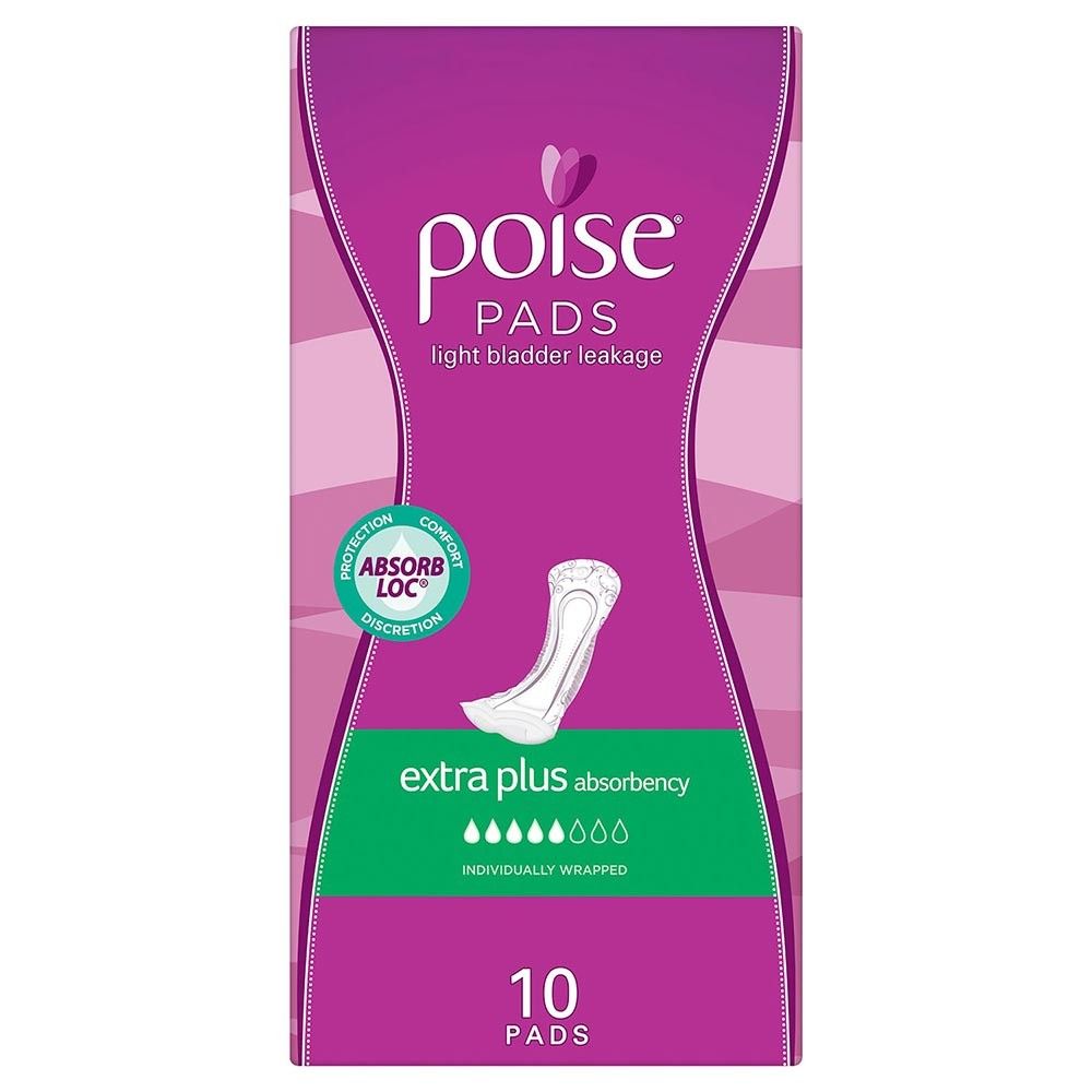 Poise Pads Extra Plus 10 – Fresh Beauty Co. New Zealand