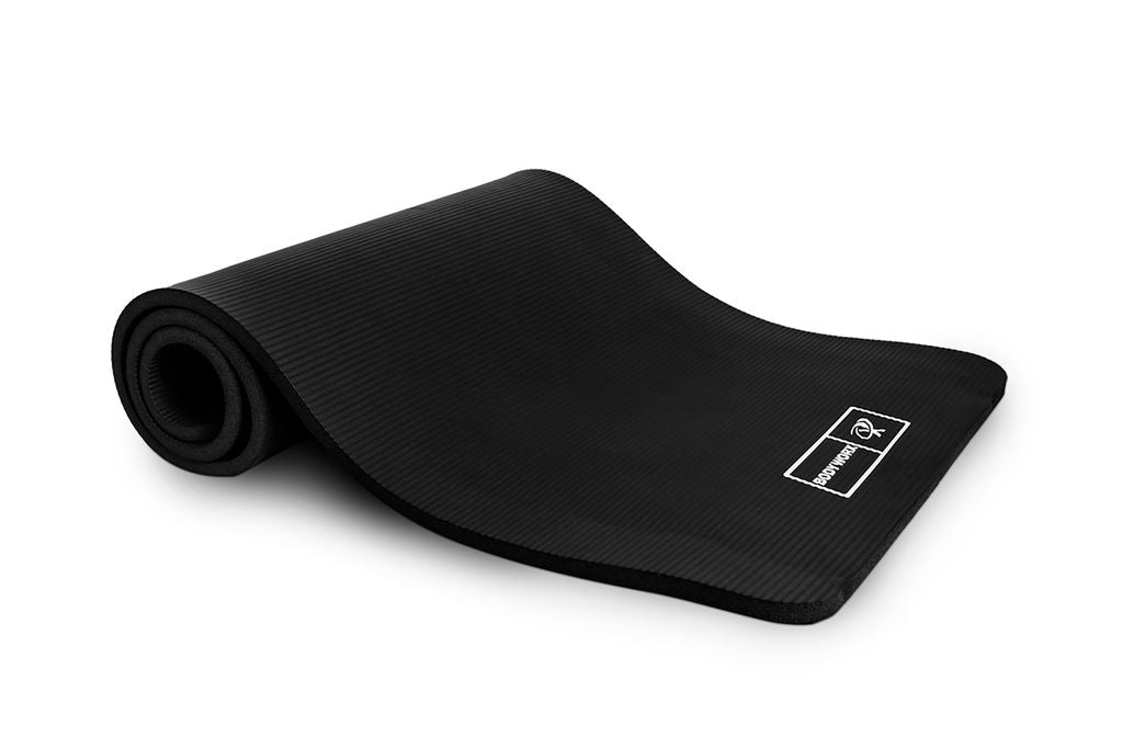 Bodyworx Black Exercise Mat With Strap – Fresh Beauty Co. New Zealand