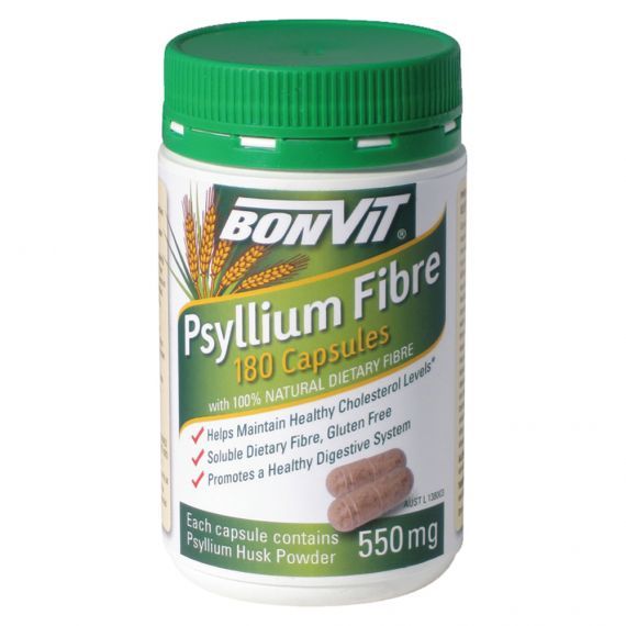 Bonvit Psyllium 550mg Cap 180 – Fresh Beauty Co. New Zealand