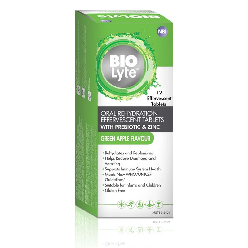 Bio Lyte Effervescent Green Apple Tablet 12s – Fresh Beauty Co. New Zealand