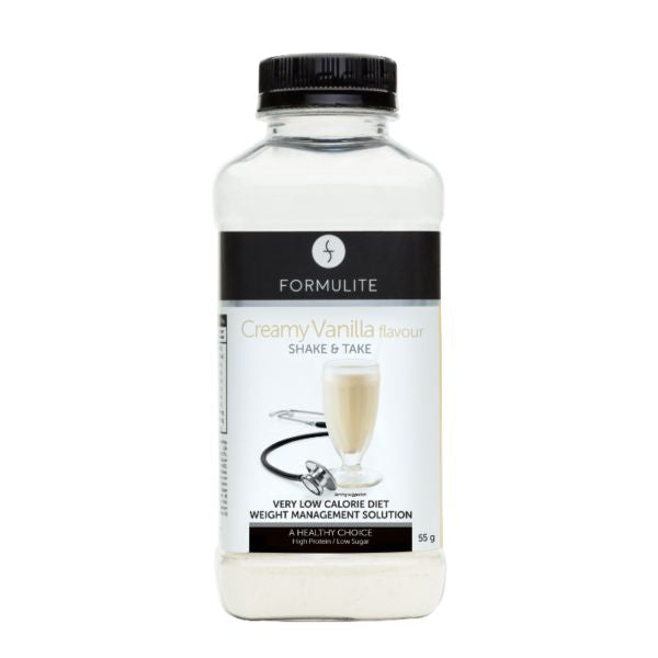 Formulite Meal Replacement Shake & Take Creamy Vanilla Flavour 55g ...