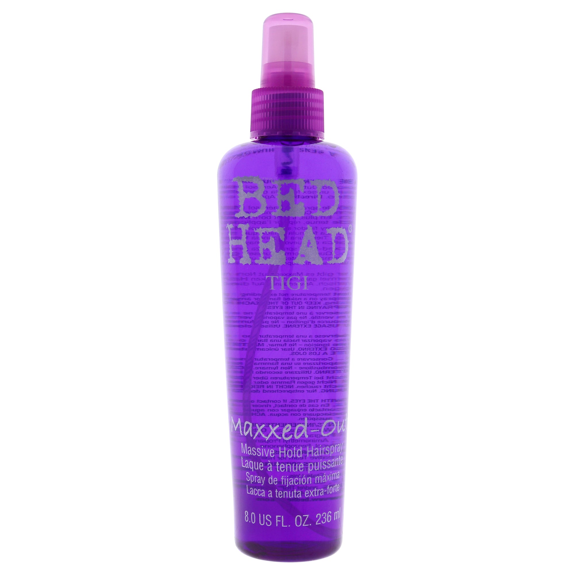 Tigi Bed Head Maxxed Out Massive Hold Hairspray by TIGI for Unisex - 8 ...