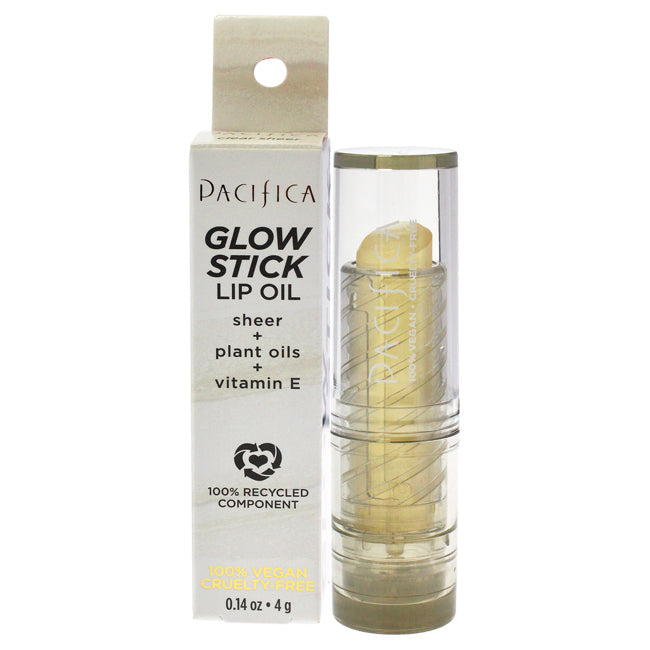Pacifica Glow Stick Lip Oil - Clear Sheer by Pacifica for Women - 0.14 ...