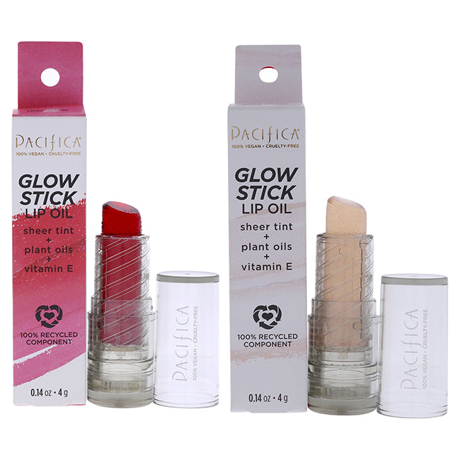 Pacifica Glow Stick Lip Oil Kit by Pacifica for Women - 2 Pc Kit 0.14o ...