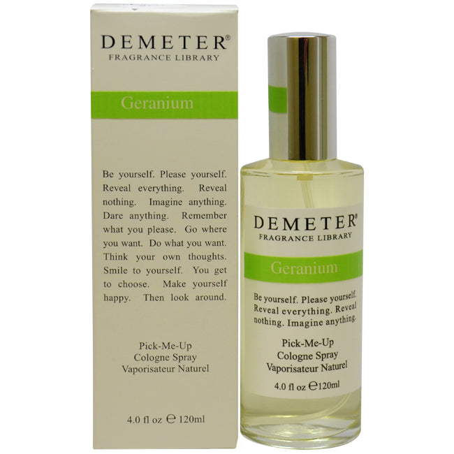 Demeter Geranium by Demeter for Women - 4 oz Cologne Spray – Fresh ...