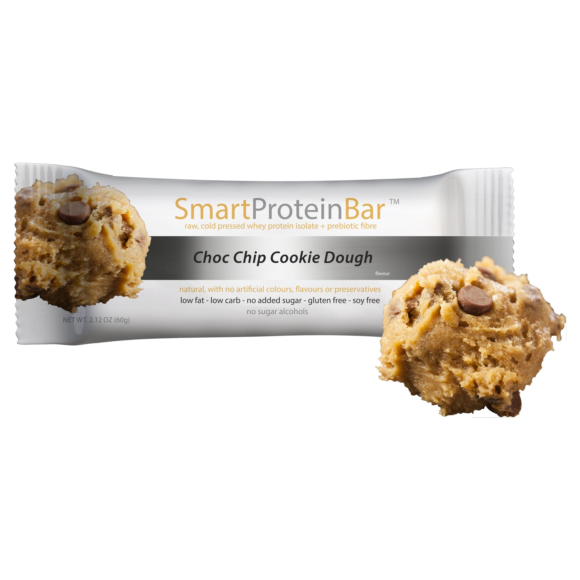 Smart Protein Choc Chip Coughie Dough Bar 60g x 12 – Fresh Beauty Co ...